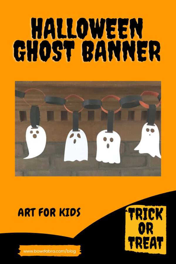 How to Make the Perfect Ghost Banner for a Happy Halloween - Bowdabra