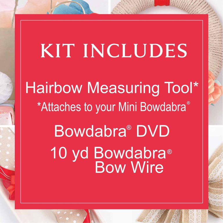 Hair Bow Making Tool and Ruler Kit for the Mini Bowdabra